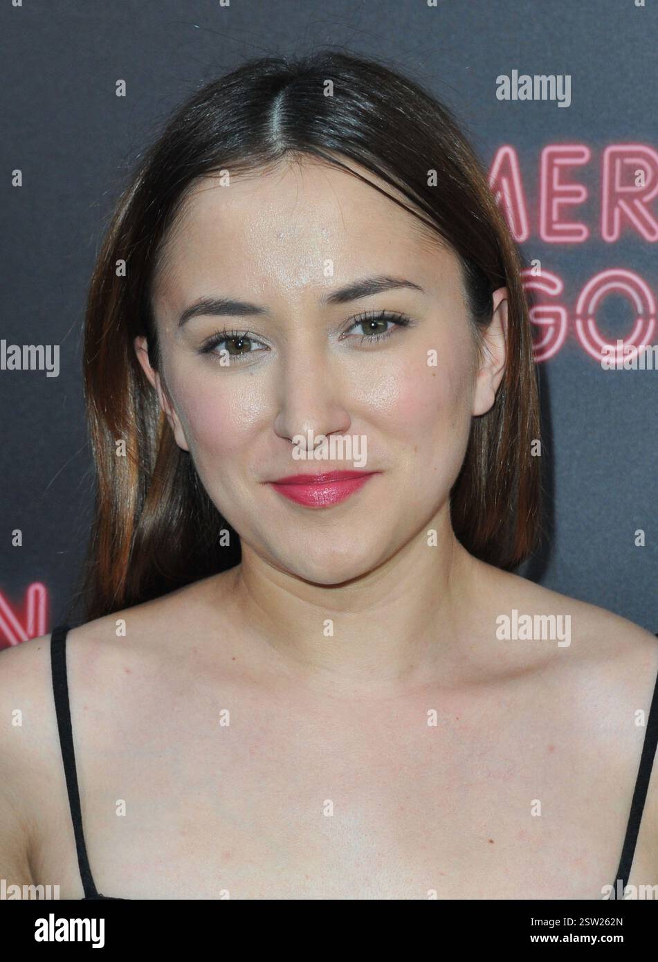 Zelda Williams arriving at the premiere of 'American Gods' at the ...