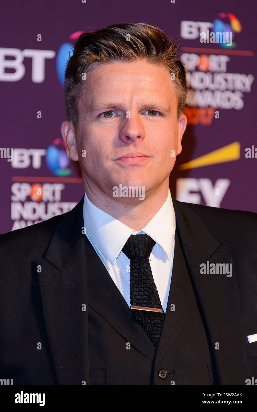 Jake Humphrey arrives at the BT Sport Industry Awards on the 27th April ...