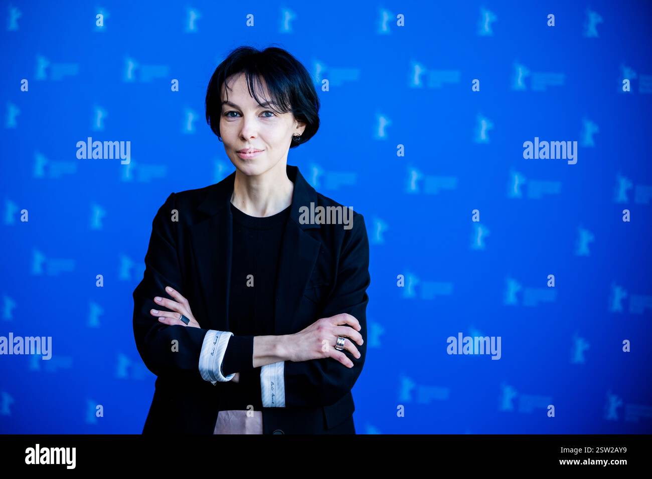 20 February 2025, Berlin: Anna Nemzer, journalist, attends the premiere ...
