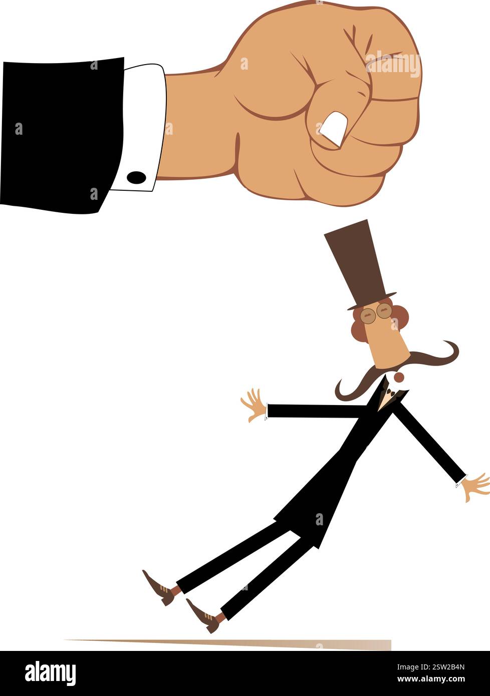 Confused old man silhouette Stock Vector Images - Alamy