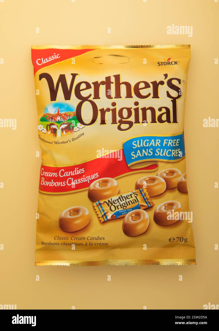 LONDON, UK - JANUARY 30, 2025: Pack of Original Werther's Original ...