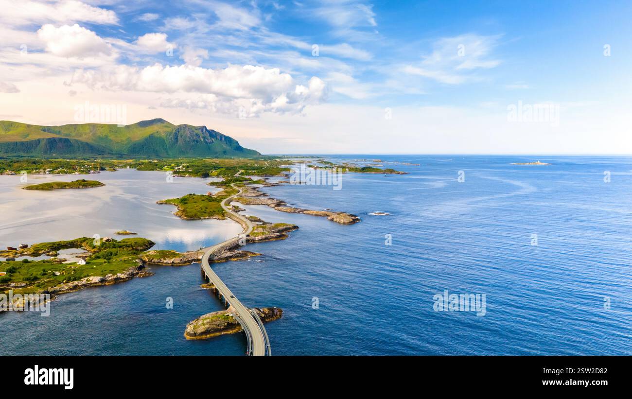 Experience the Stunning Aerial View of the Atlantic Road in Norway A ...