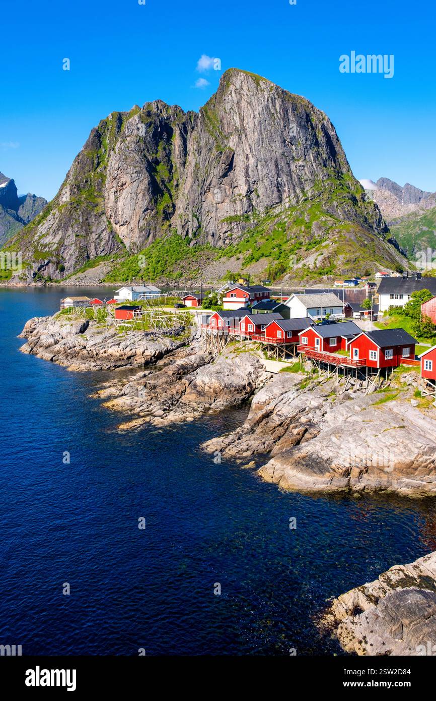 Experience the breathtaking and stunning coastal view of Hamnoy Reine, Lofoten Islands, Norway ...