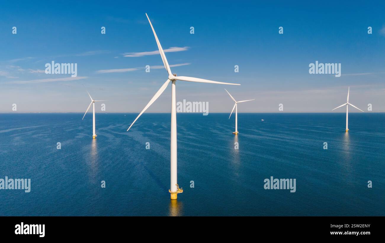 Offshore wind turbines in the Netherlands mark progress in the ...