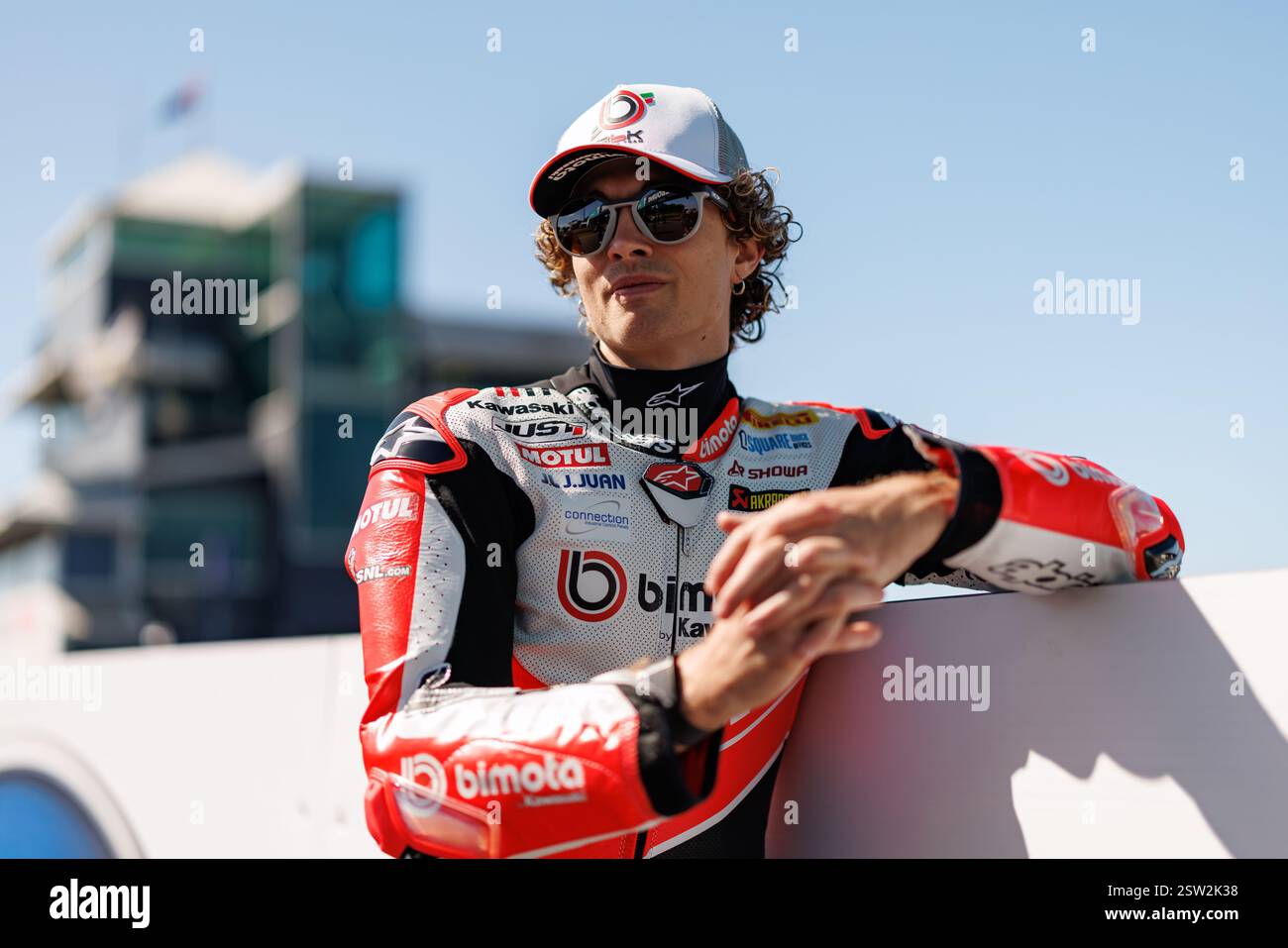 Phillip Island, 20 Feb 2025: Axel Bassani (ITA) of bimota by Kawasaki ...