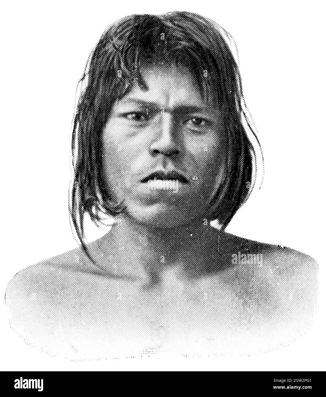 American peoples. Portrait of Wichi (Mataco). The Wichi are an ...