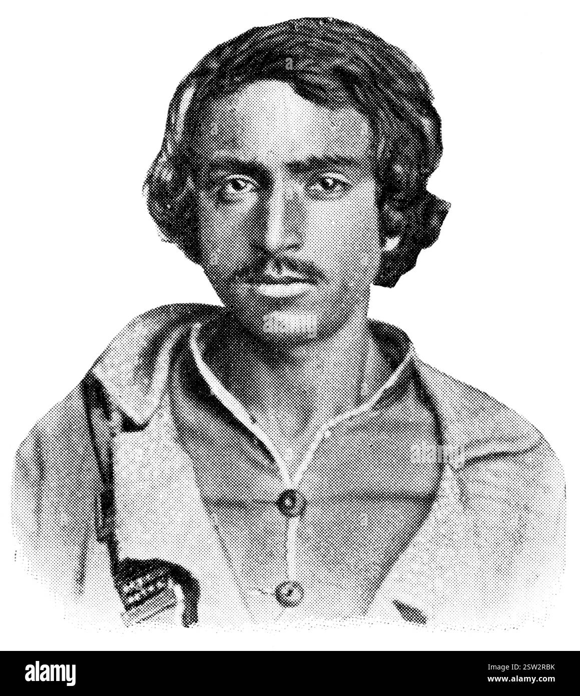 Asian peoples. Portrait of an Afghan. Publication of the Meyers ...