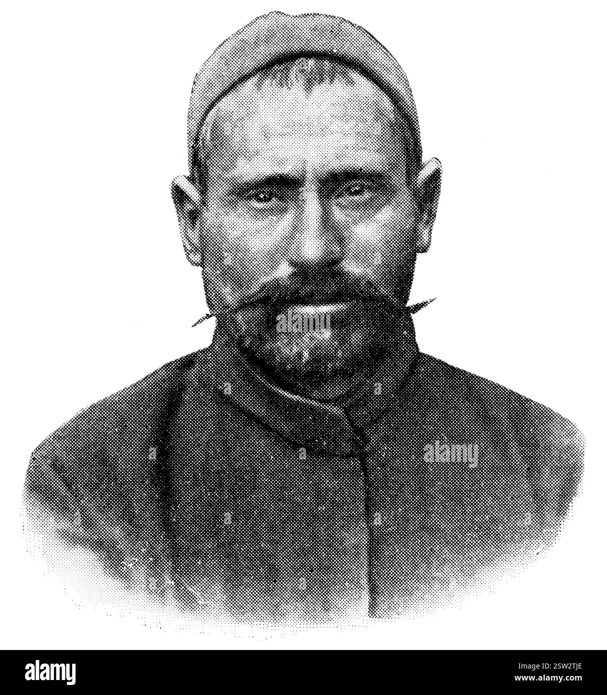 Asian peoples. Portrait of Turk from Karaisali. Publication of the ...