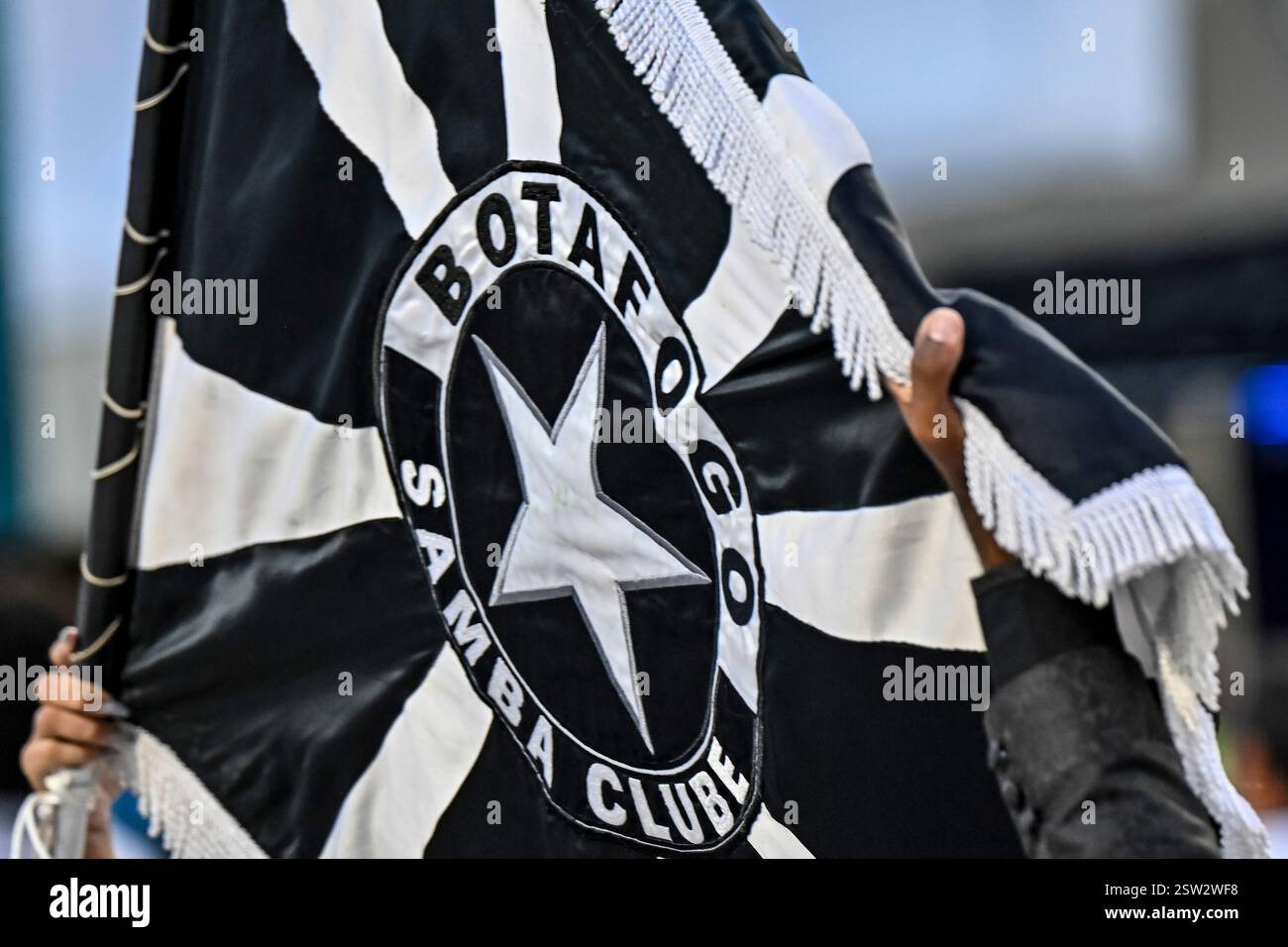 Rio, Brazil, february 16 20245 - Flag during Botafogo Samba School ...