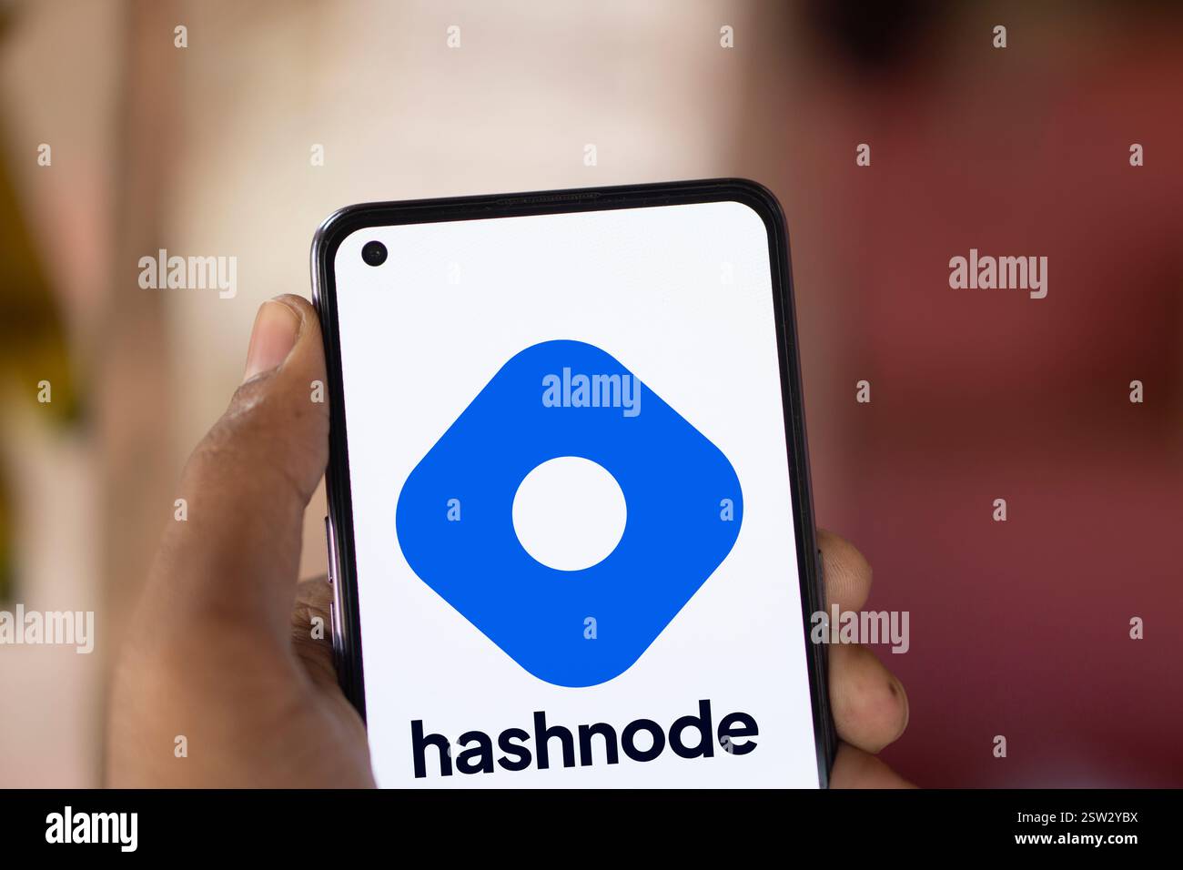 Dhaka, Bangladesh- 24 Aug 2024: Hashnode logo is displayed on ...