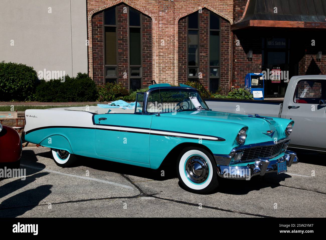 Late fifties Chevy convertible Stock Photo - Alamy