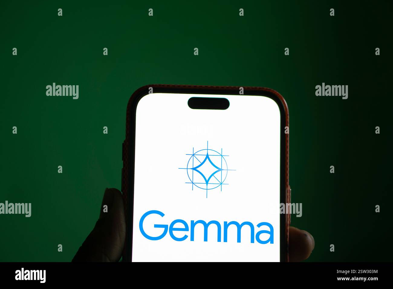 Dhaka, Bangladesh- 26 Aug 2024: Google Gemma AI logo is displayed on smartphone Stock Photo - Alamy