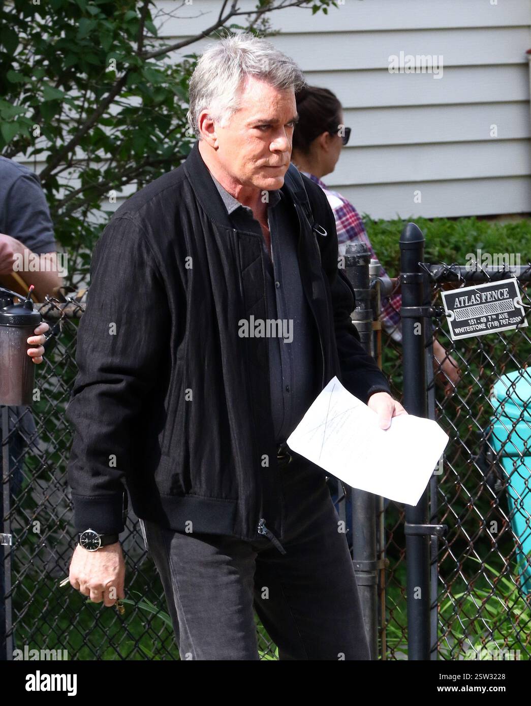 Ray Liotta on the set of the TV show 'Shades of Blue' on May 10 2017 in ...