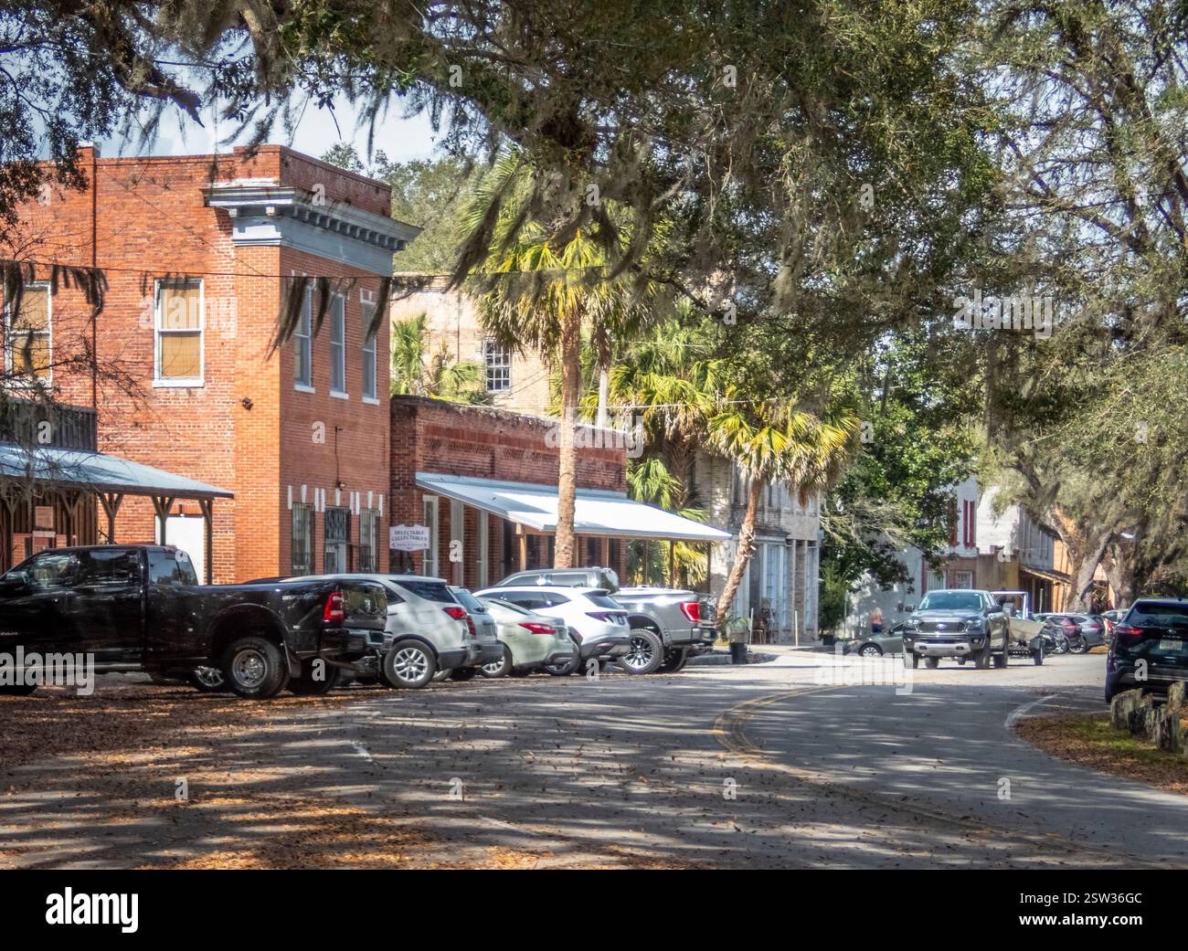 Historic area of the town of Micanopy in Alachua County. It is the ...