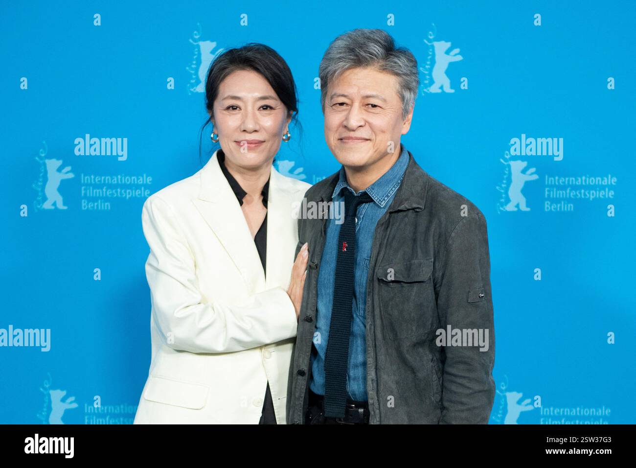Yun-hee Cho and Kwon Haehyo attending the Geu Jayeoni NegeMmworago Hani ...