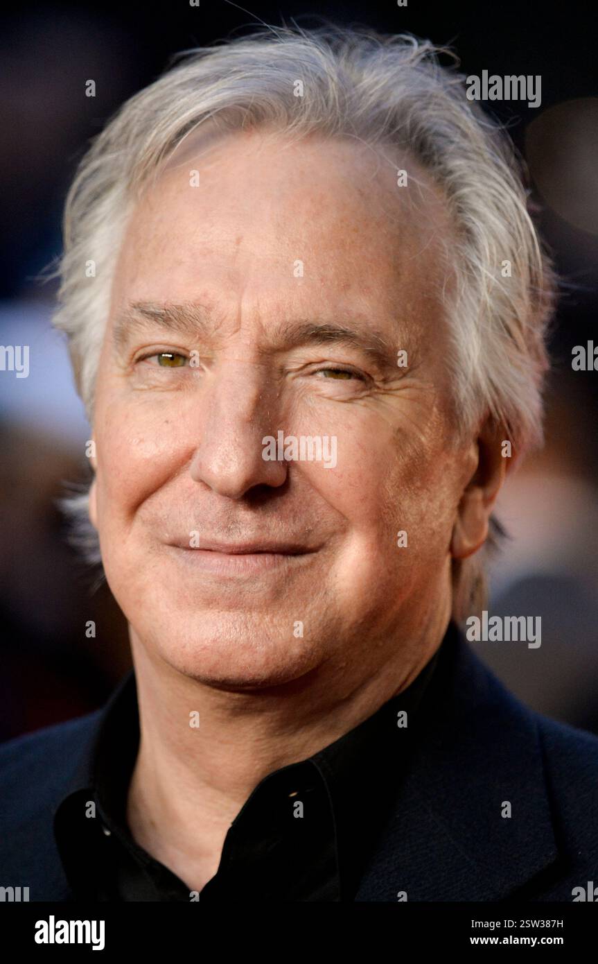 London, England, 10.17.2014 Alan Rickman attends "A Little Chaos" at ...