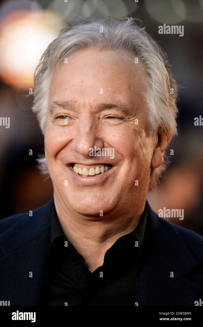 London, England, 10.17.2014 Alan Rickman attends "A Little Chaos" at ...