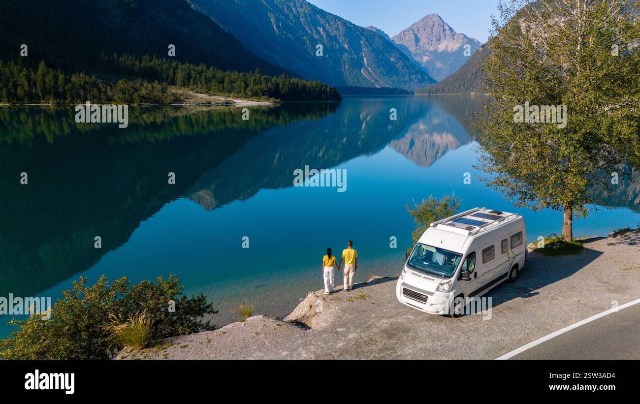 Exploring the serene beauty of Plansee in Austria with a camper van ...