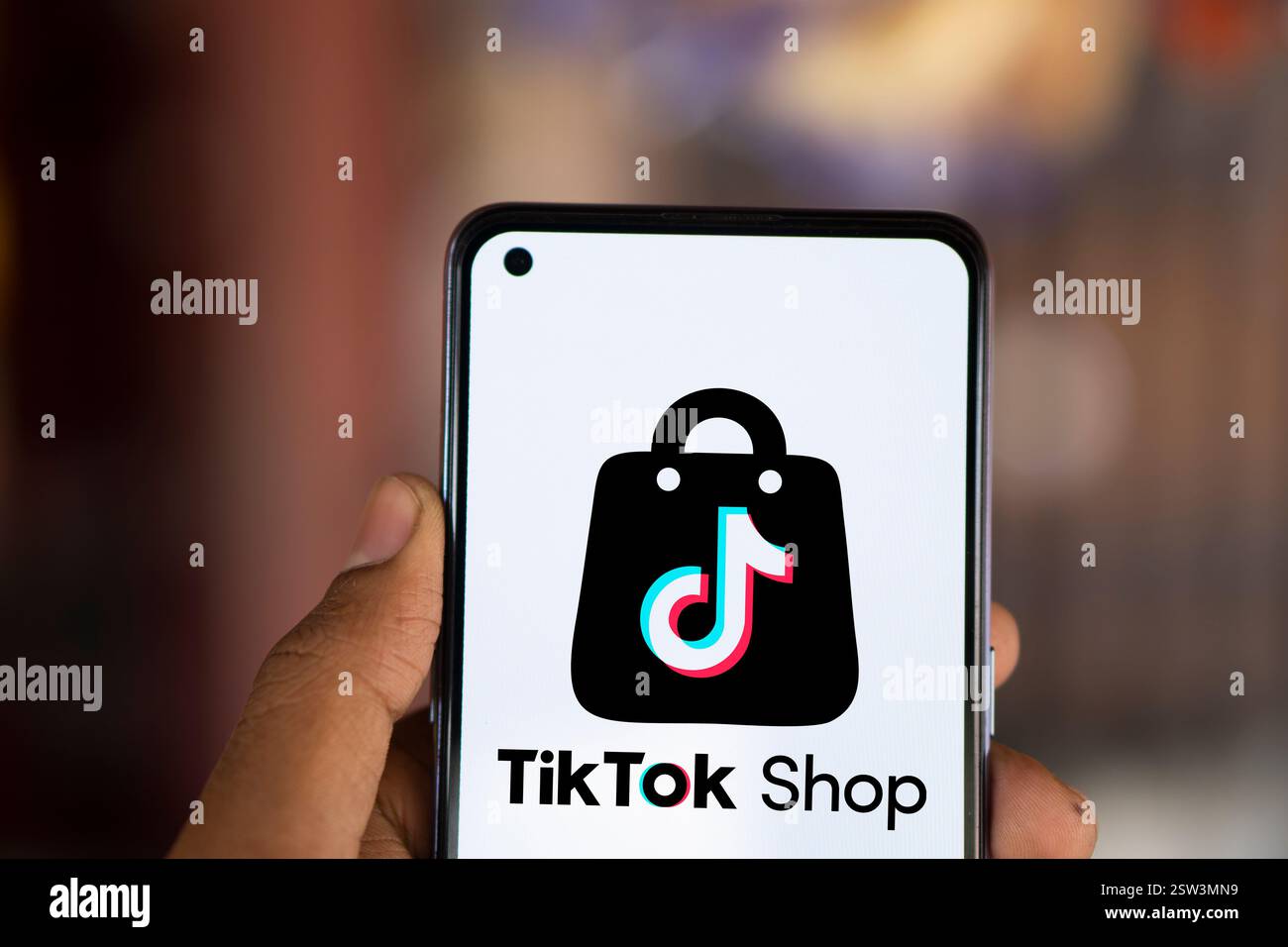 Dhaka, Bangladesh- 10 Sep 2024: Tiktok Shop logo is displayed on ...