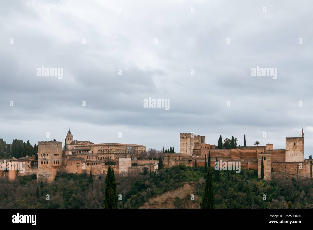 The Alhambra palace in Granada, Spain is a famous example of Islamic ...