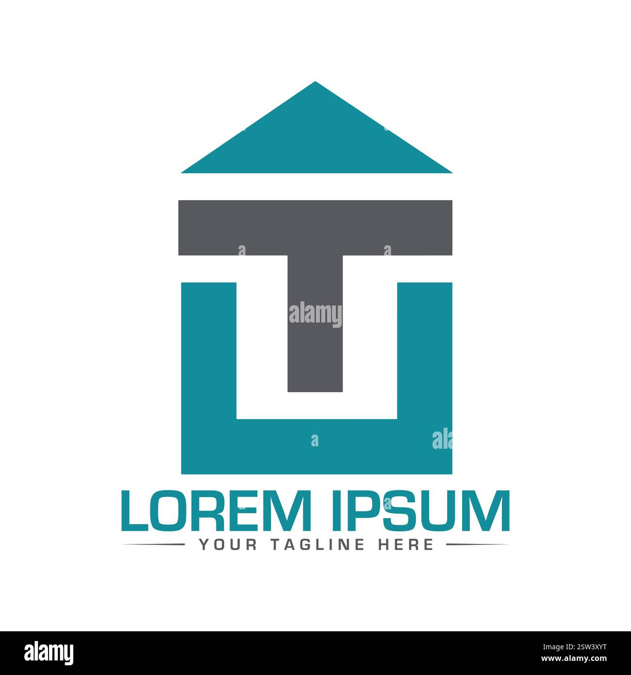 Ut letter logo design hi-res stock photography and images - Alamy