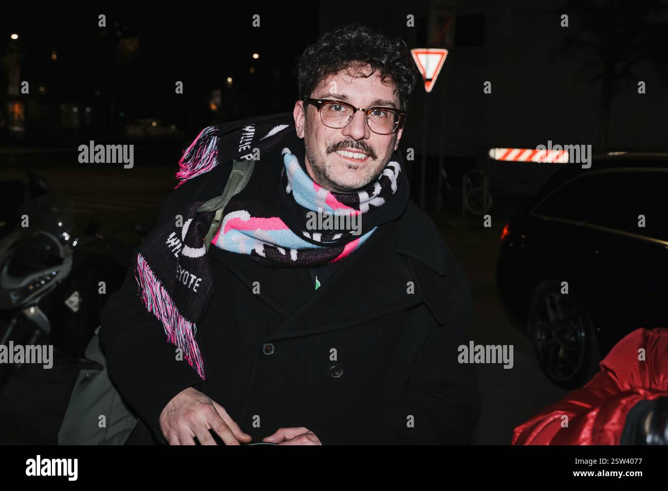 Willie Peyote Italian rapper and singer-songwriter arrives during the ...