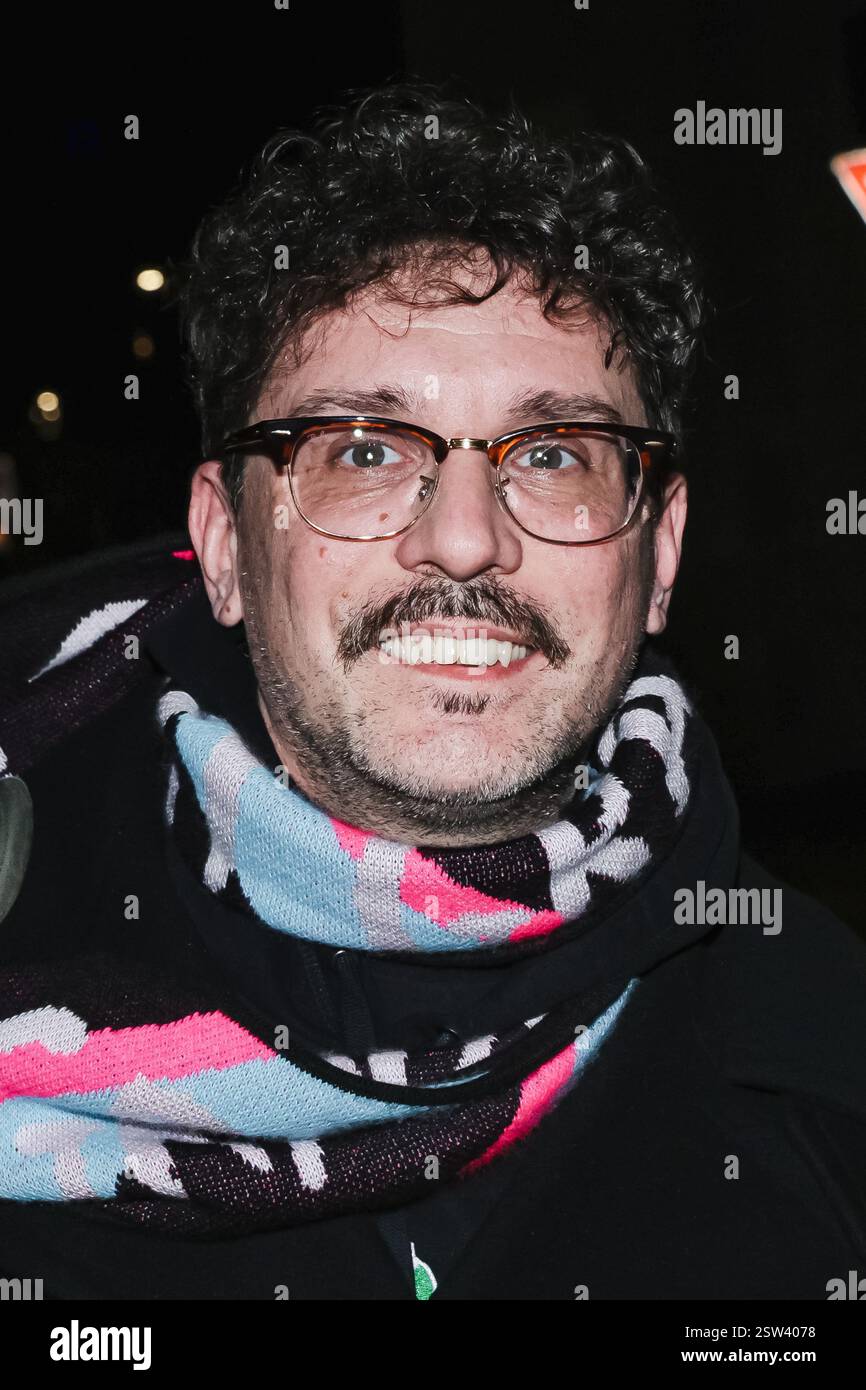 Willie Peyote Italian rapper and singer-songwriter arrives during the ...