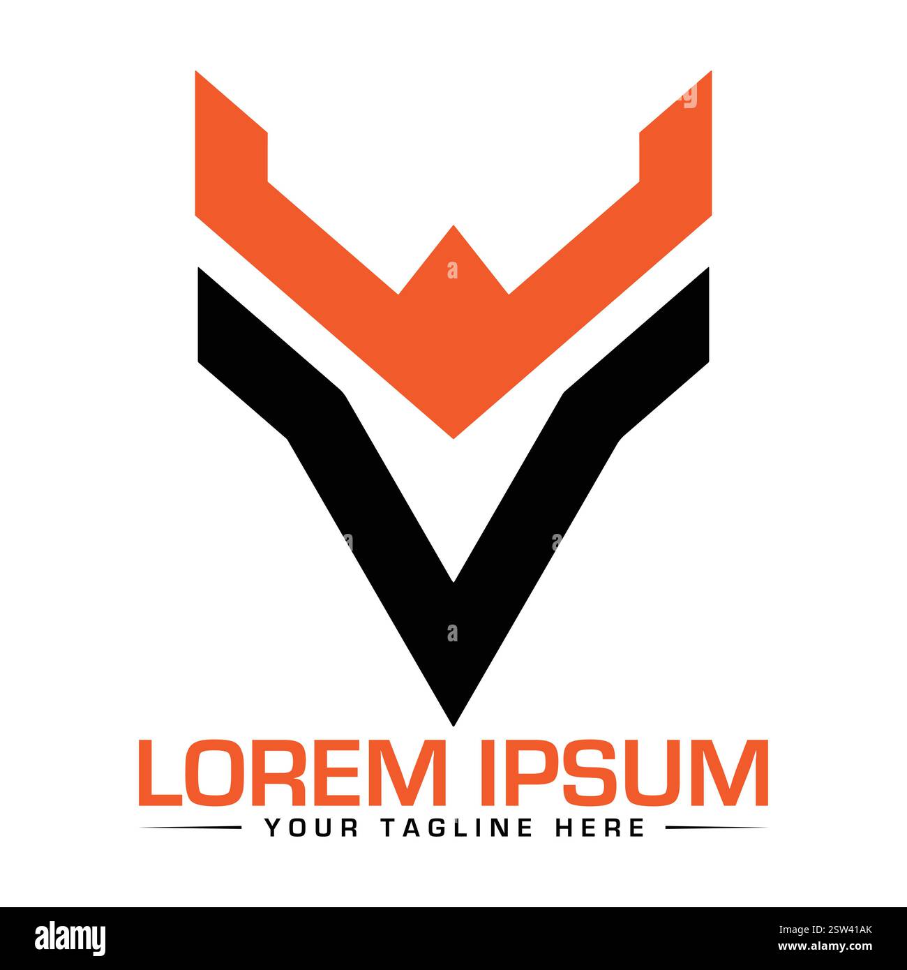 VW Letter Logo Design Stock Vector Image & Art - Alamy