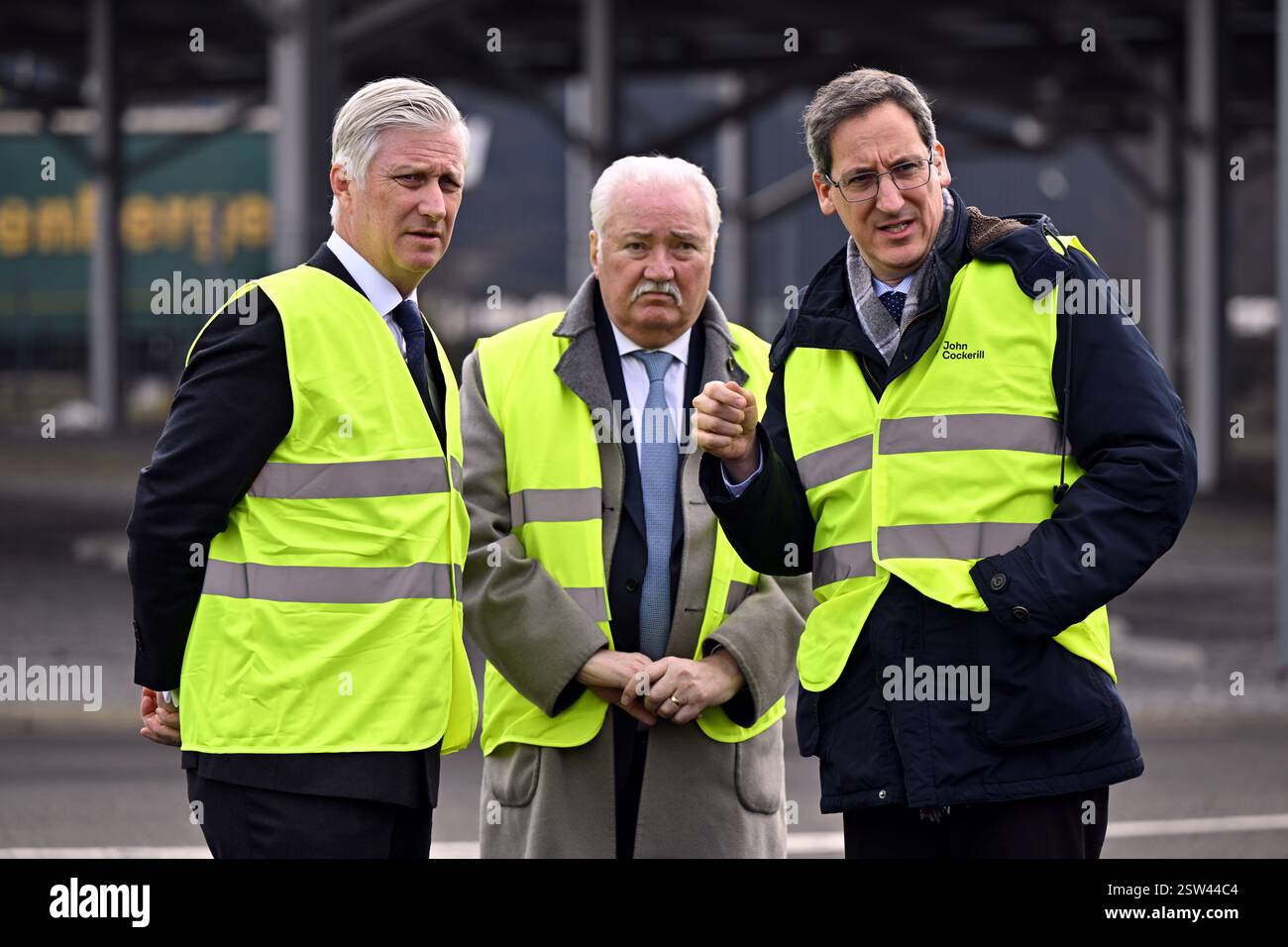 Seraing, Belgium. 20th Feb, 2025. King Philippe - Filip of Belgium ...
