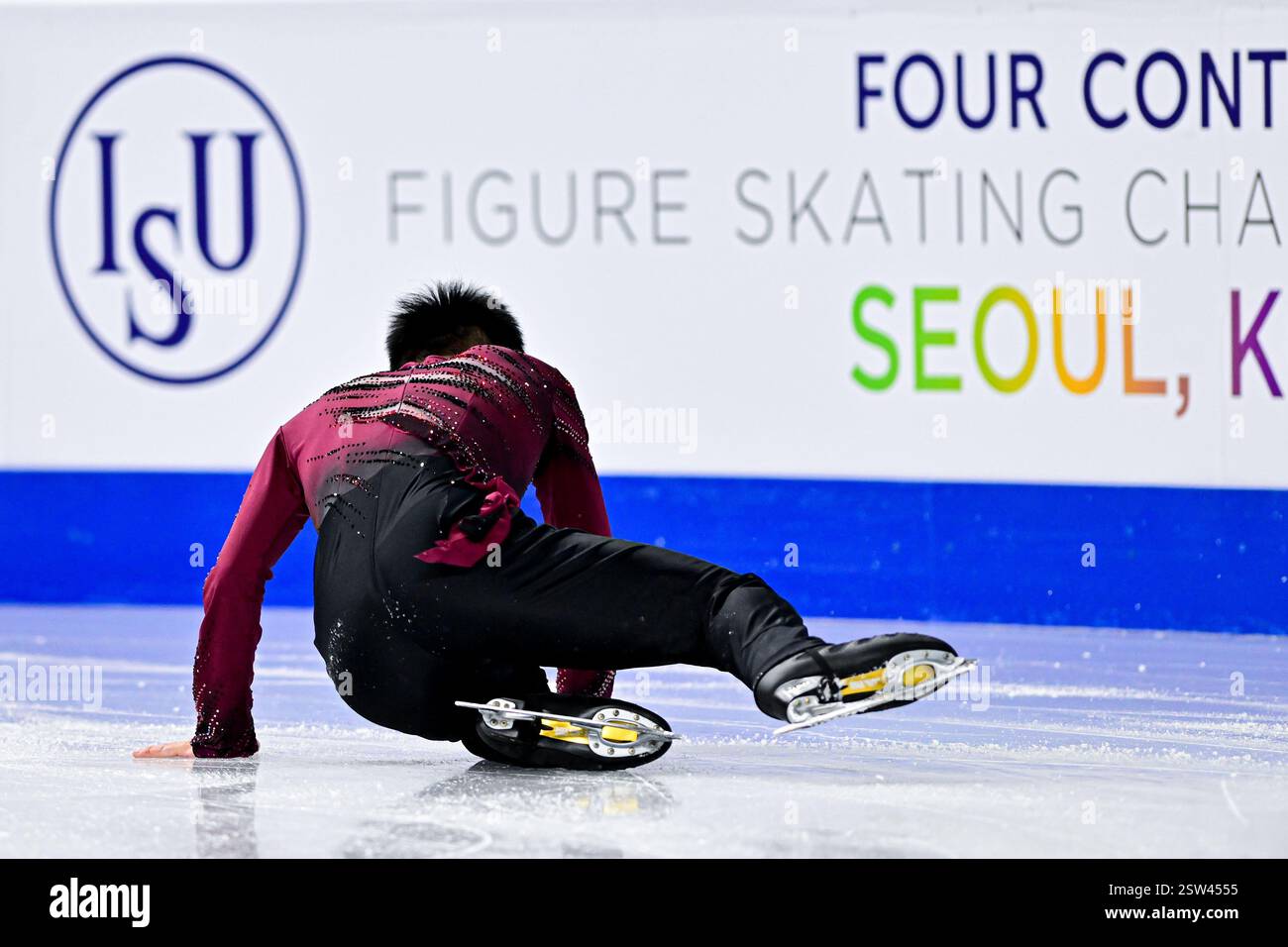 Yu-Hsiang LI (TPE), during Men Short Program, at the ISU Four ...