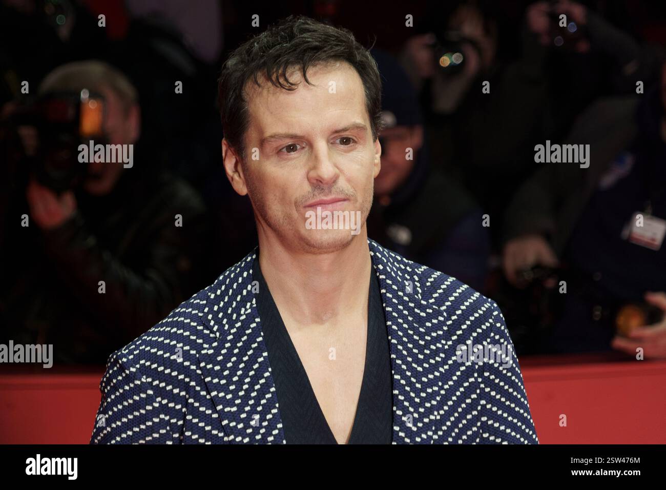 Irish actor Andrew Scott, US actress Margaret Qualley, US actor Ethan ...