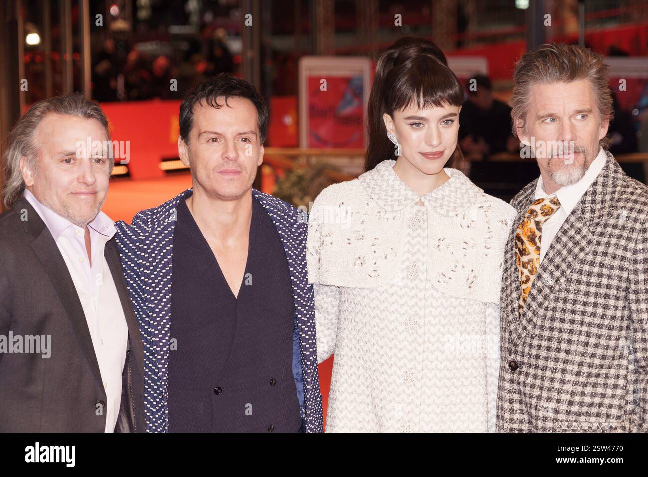 Irish actor Andrew Scott, US actress Margaret Qualley, US actor Ethan ...