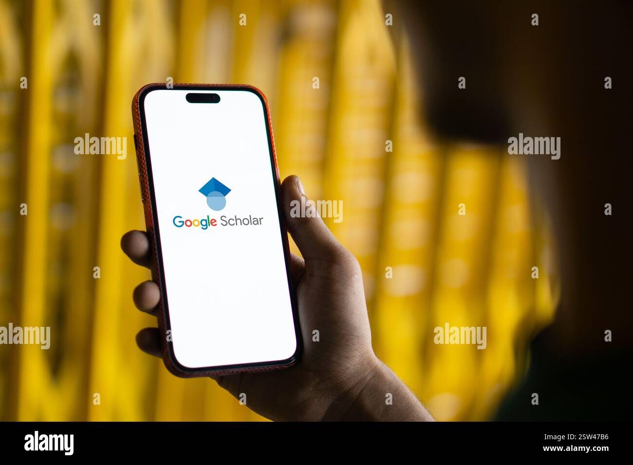 Dhaka, Bangladesh, Google Scholar logo is displayed on smartphone Stock ...