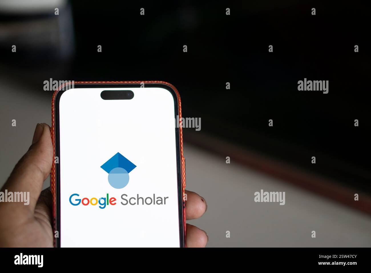 Dhaka, Bangladesh, Google Scholar logo is displayed on smartphone Stock ...