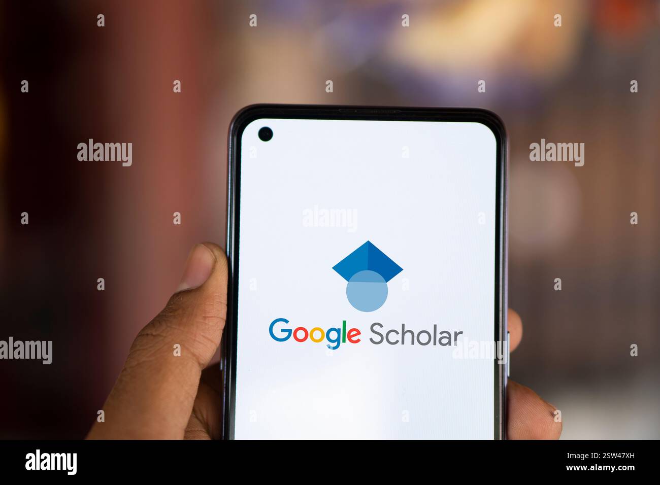 Dhaka, Bangladesh, Google Scholar logo is displayed on smartphone Stock ...
