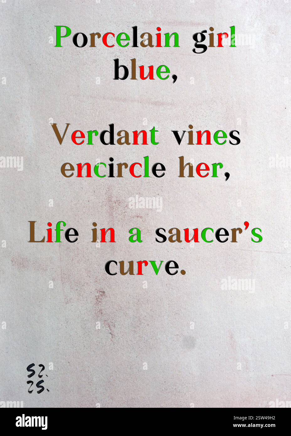 Porcelain girl blue, Verdant vines encircle her, Life in a saucer's ...