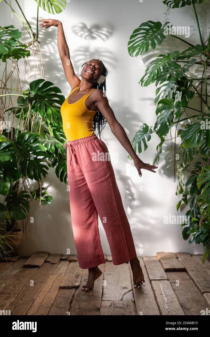 Woman dances barefoot on hi-res stock photography and images - Alamy