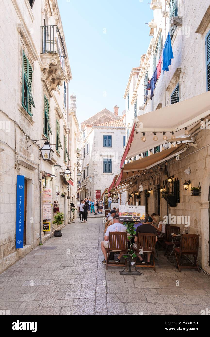 Dubrovnik Croatia 8 September 20204, Wander through a picturesque alley ...