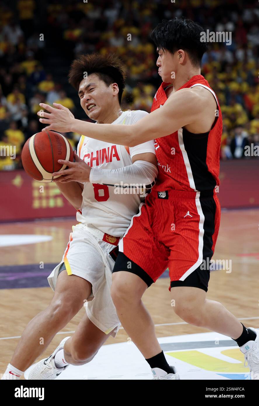 Shenzhen, China's Guangdong Province. 20th Feb, 2025. Zhao Rui (L) of ...
