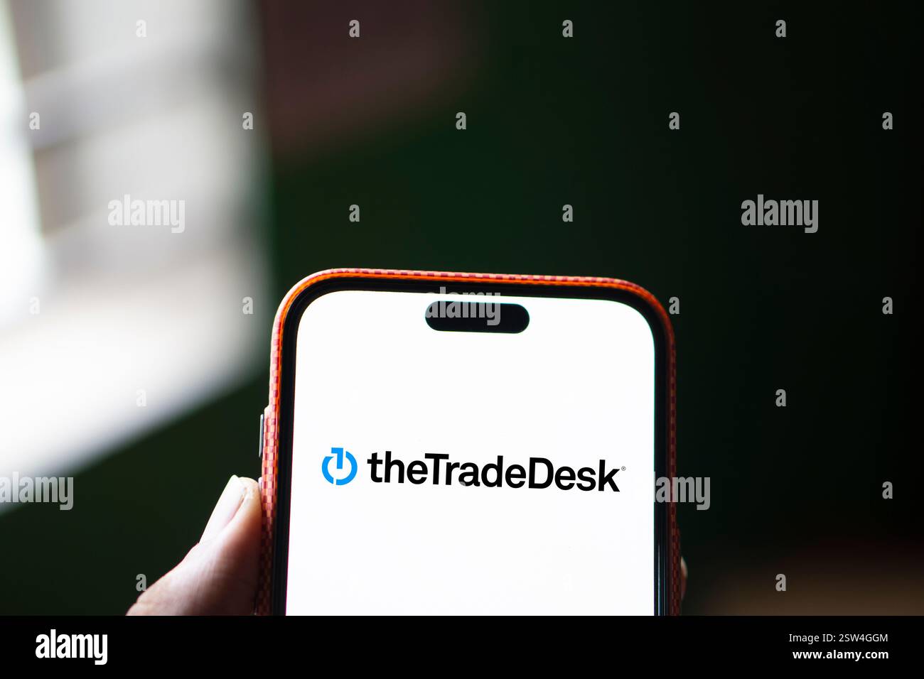 Dhaka, Bangladesh- 24 Sep 2024: The Trade Desk logo is displayed on ...