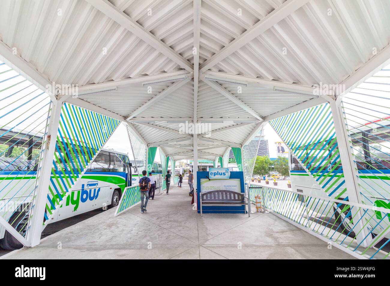 Modern MyBus terminal in Cebu City featuring contemporary design and ...