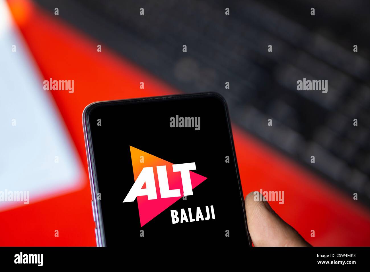 Dhaka, Bangladesh- 24 Sep 2024: ALTT Balaji logo is displayed on ...