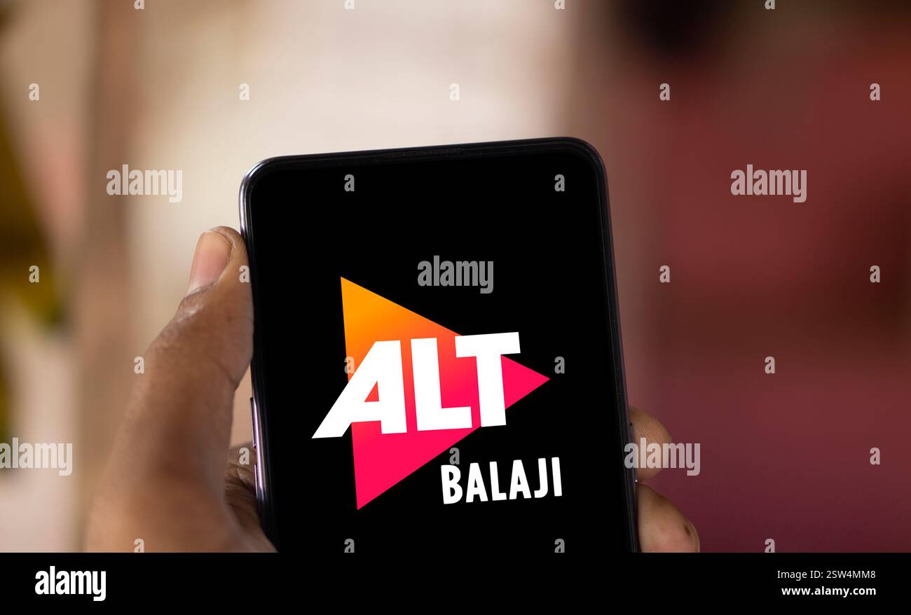 Dhaka, Bangladesh- 24 Sep 2024: ALTT Balaji logo is displayed on ...