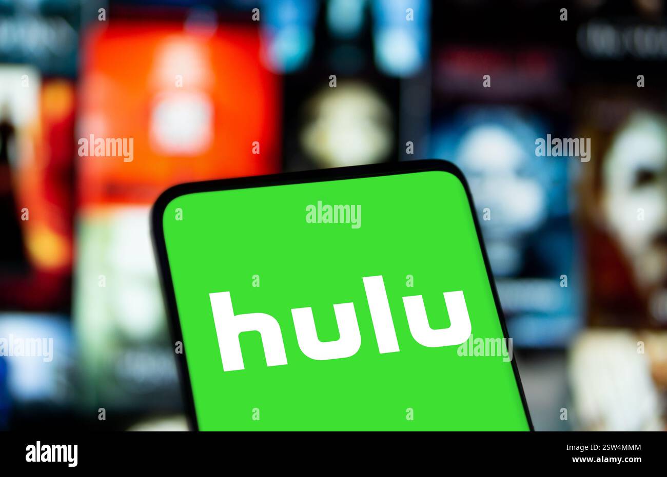 Dhaka, Bangladesh- 24 Sep 2024: Hulu logo is displayed on smartphone Stock Photo - Alamy