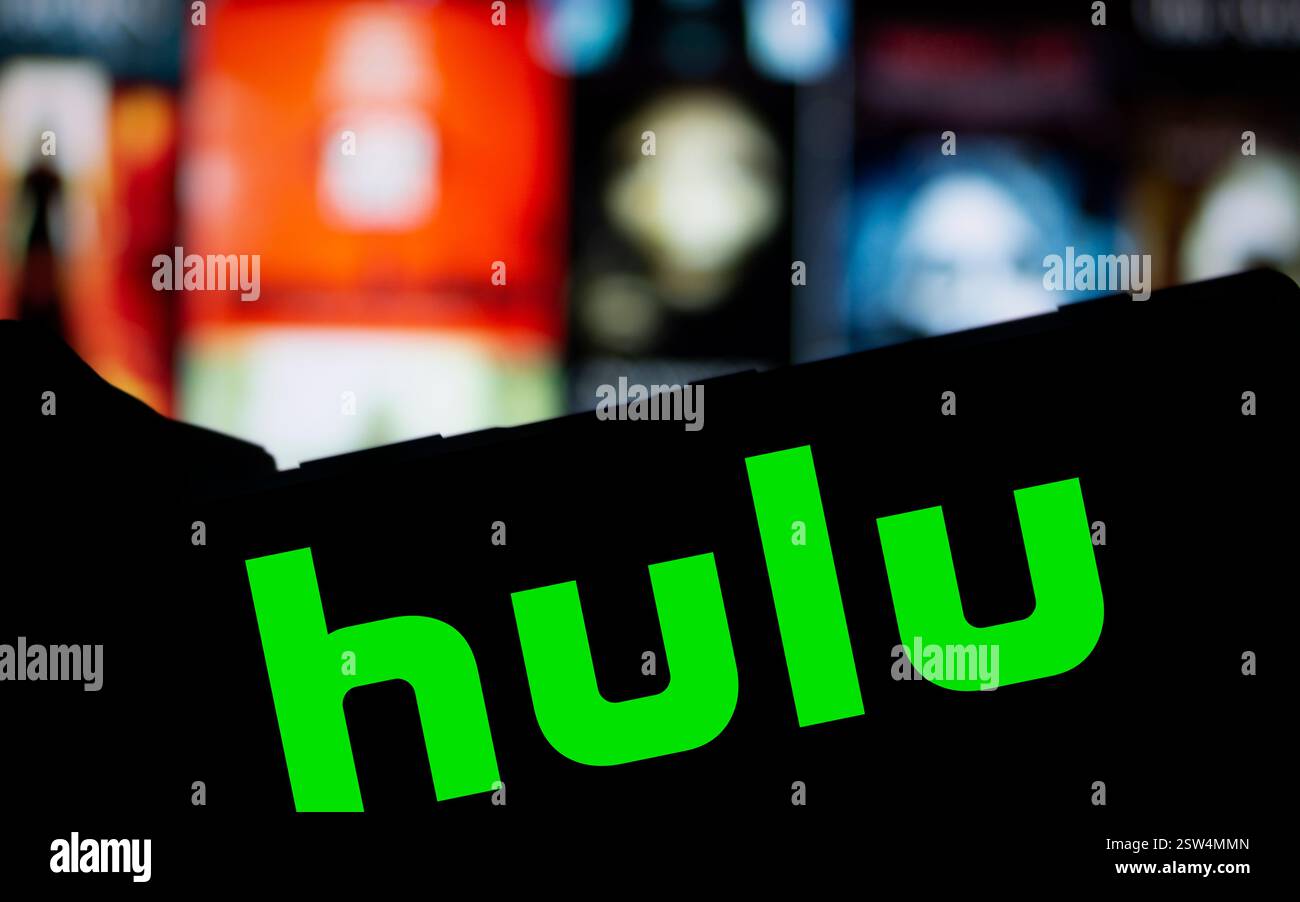 Dhaka, Bangladesh- 24 Sep 2024: Hulu logo is displayed on smartphone Stock Photo - Alamy