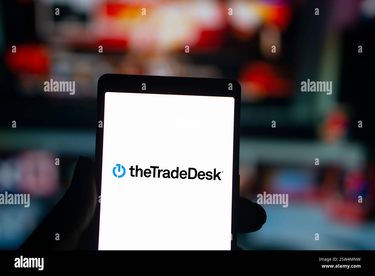 Dhaka, Bangladesh- 24 Sep 2024: The Trade Desk logo is displayed on ...