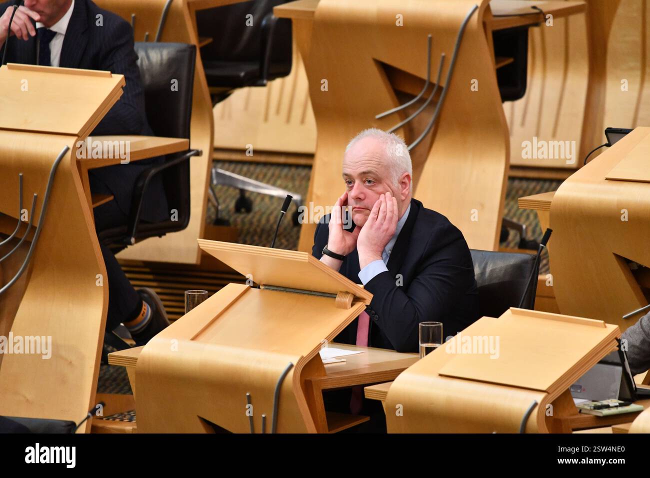 Edinburgh, Scotland, UK. 20 February 2025. PICTURED: Mark Russell MSP ...