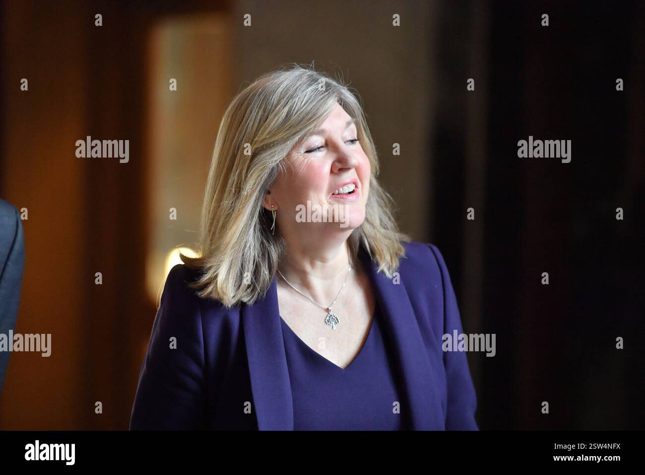Edinburgh, Scotland, UK. 20 February 2025. PICTURED: Alison Johnstone ...