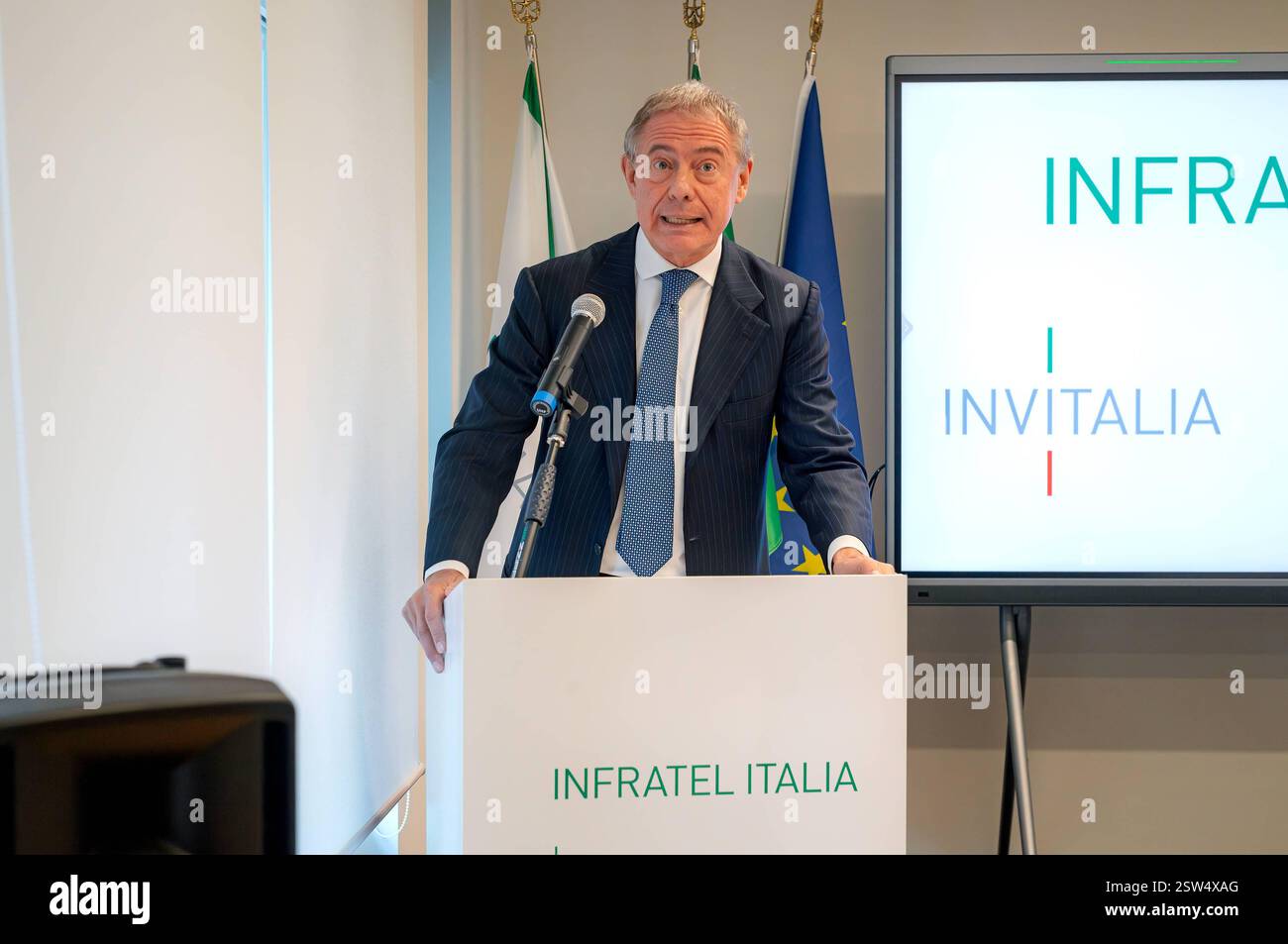 Inauguration of the new headquarters of Infratel Italia ROME, ITALY ...