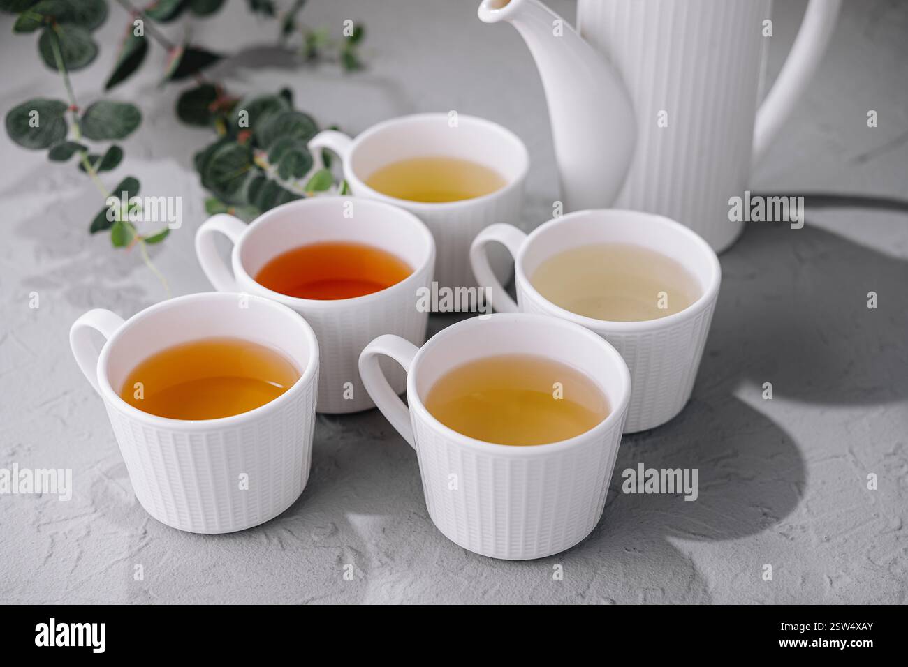 Teapot cups in white hi-res stock photography and images - Alamy